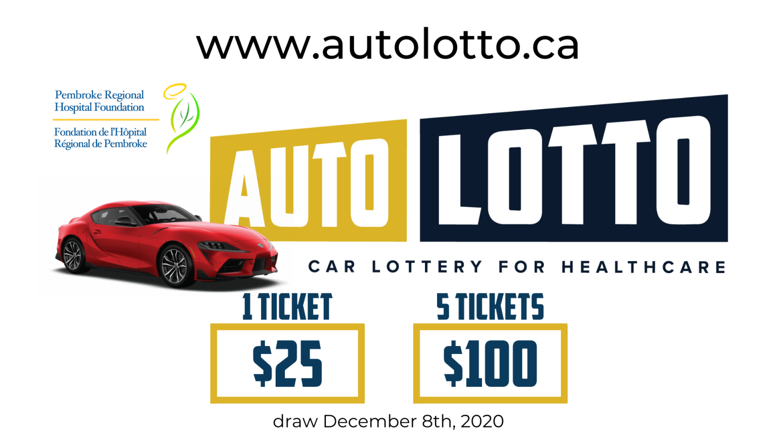 Announcing the Auto Lotto Car Lottery for Healthcare - Pembroke ...
