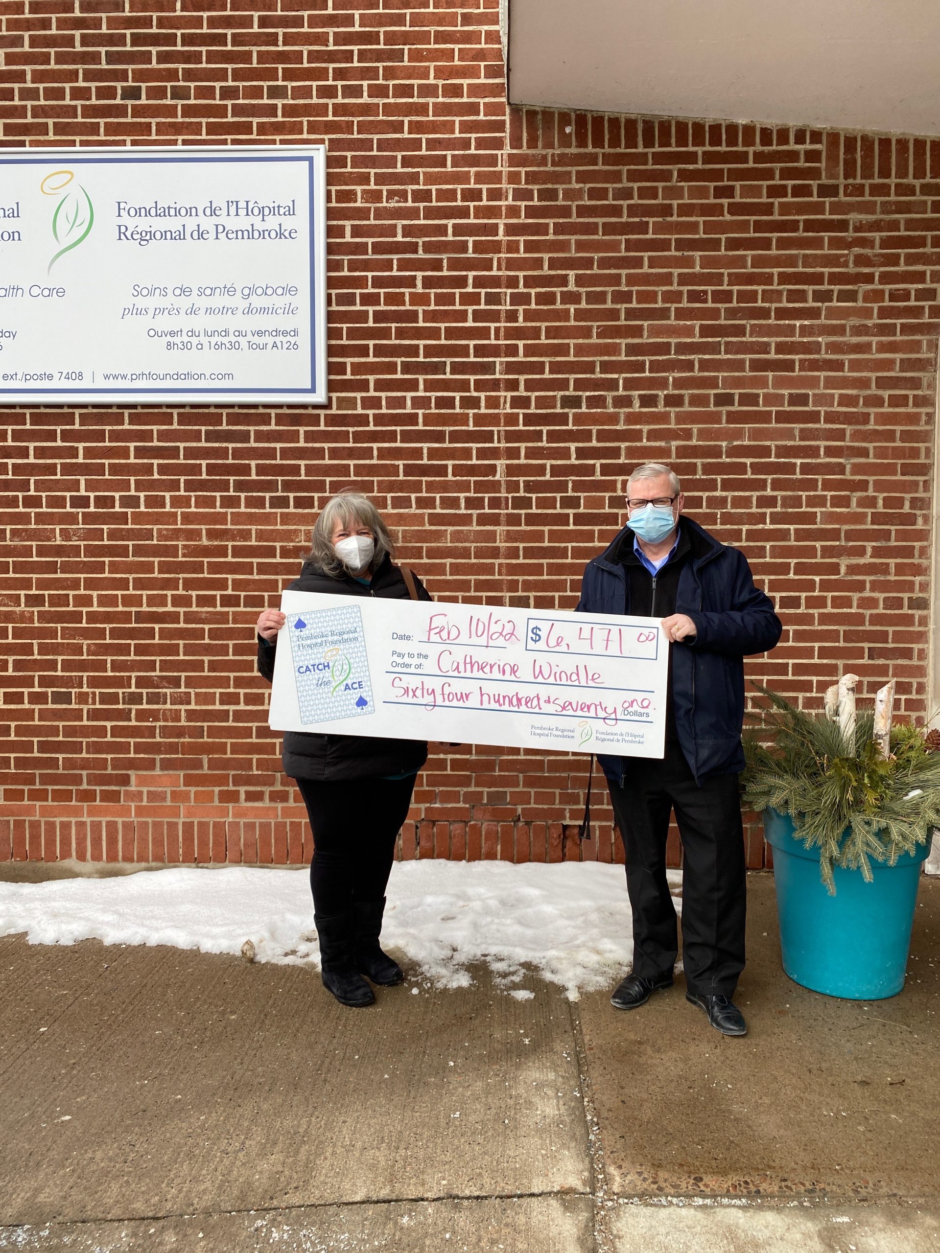 Catch the Ace Weekly Winners - Pembroke Regional Hospital Foundation