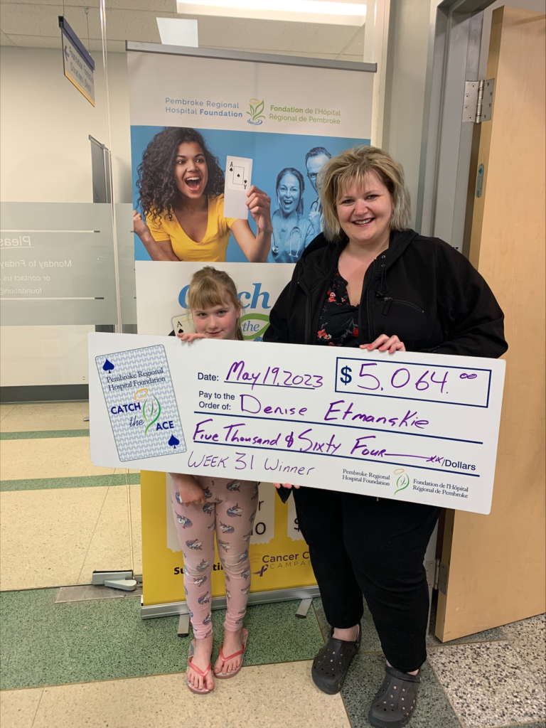 Catch the Ace Week #31 Winner Announcement - Pembroke Regional Hospital ...