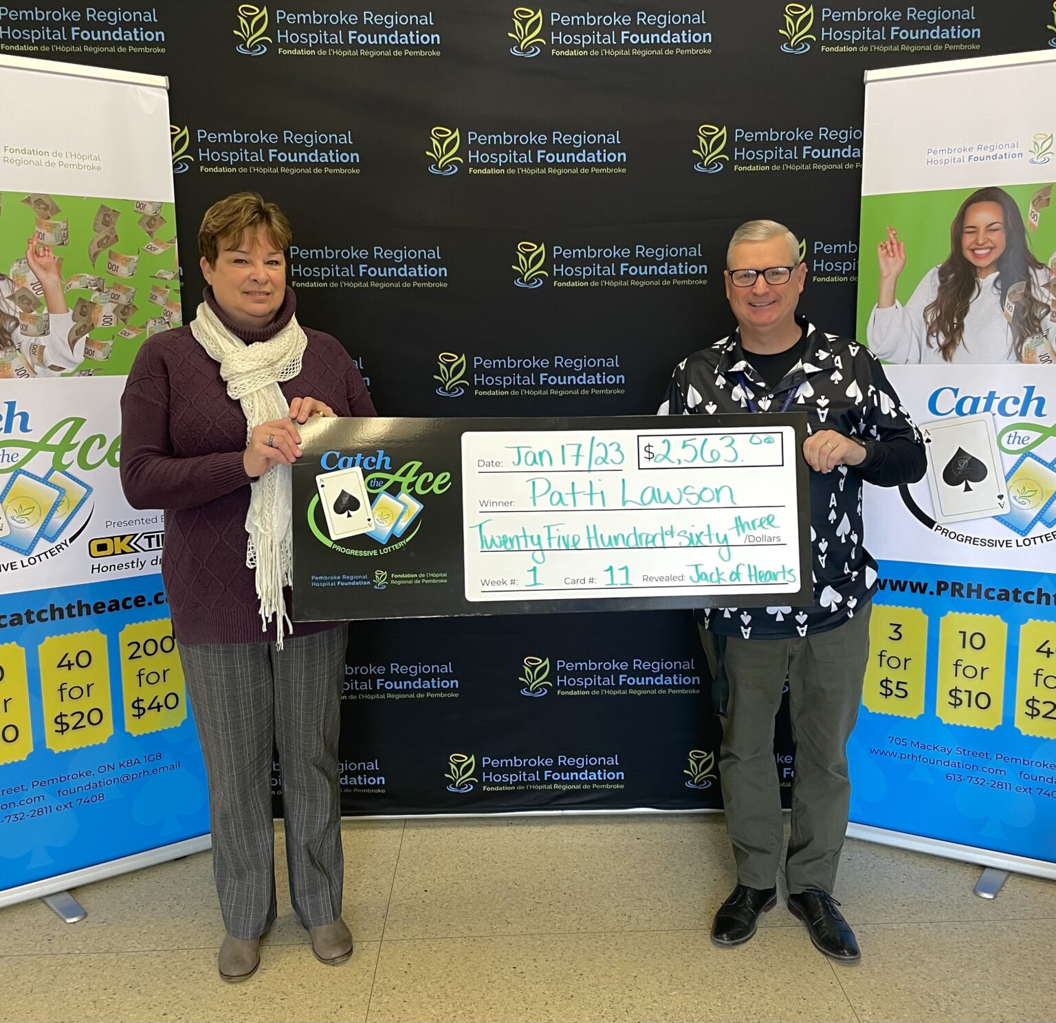 Week #1 Winner Announcement! - Pembroke Regional Hospital Foundation