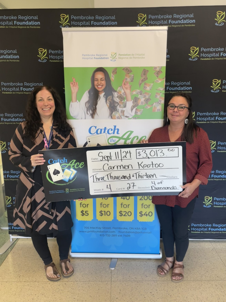 Week #4 Winner Announcement - Pembroke Regional Hospital Foundation