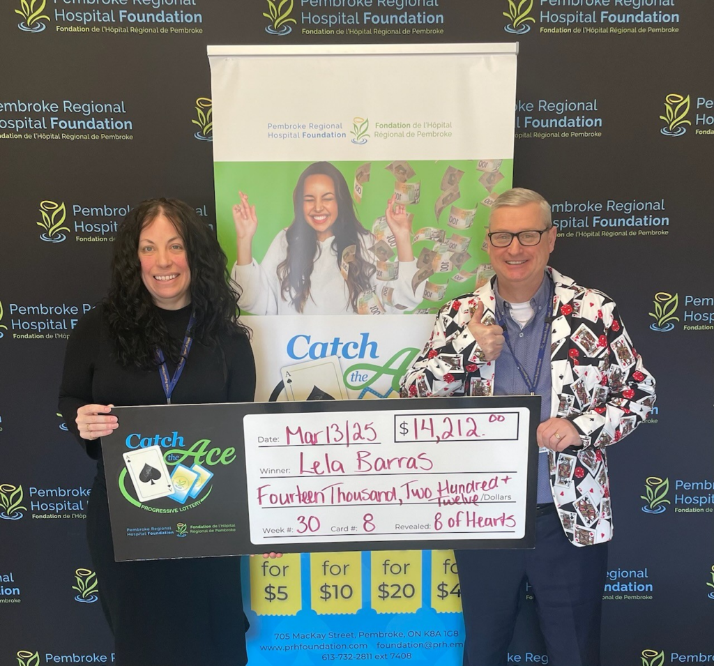 Week 30 Winner Announcement - Pembroke Regional Hospital Foundation