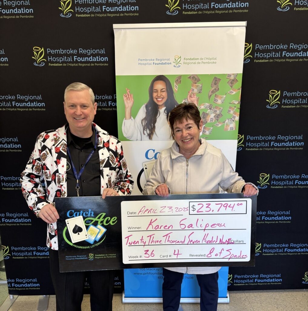 Week 36 Winner Announcement - Pembroke Regional Hospital Foundation